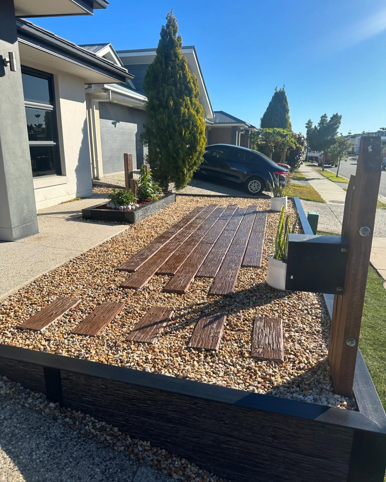 Twin Con Retaining Walls